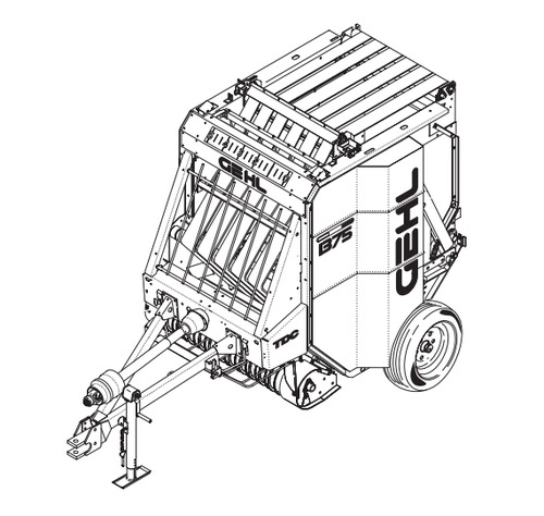 Tractor And Hay Baler Coloring Pages Coloring Pages